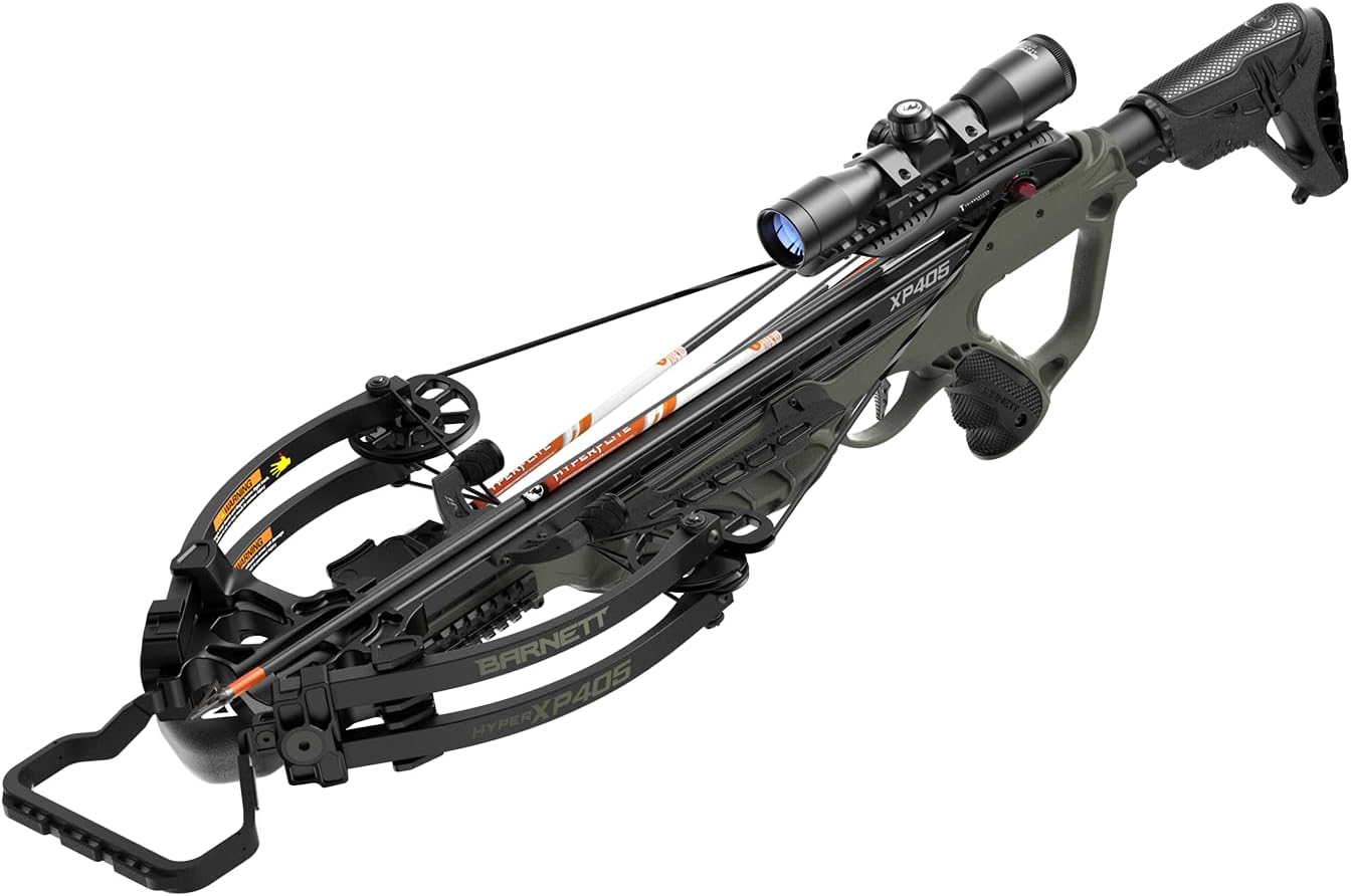 Barnett Archery Hyper XP 405 Crossbow with Two Hyperflite 22" Arrows ...