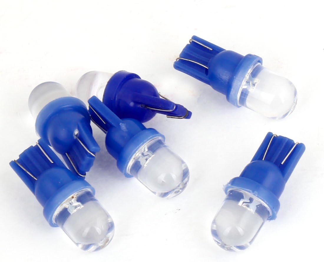 Amazon.com: uxcell 6 Pcs 12VDC T10 Blue LED Car Auto Dashboard Dash ...