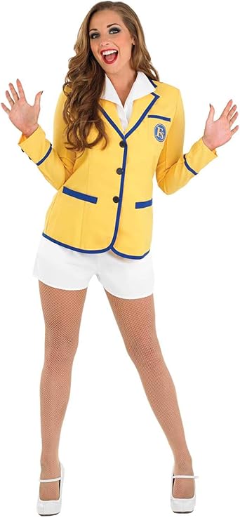 Fun Shack Womens Holiday Camp Fancy Dress Costume 80s Fancy Dress For ...