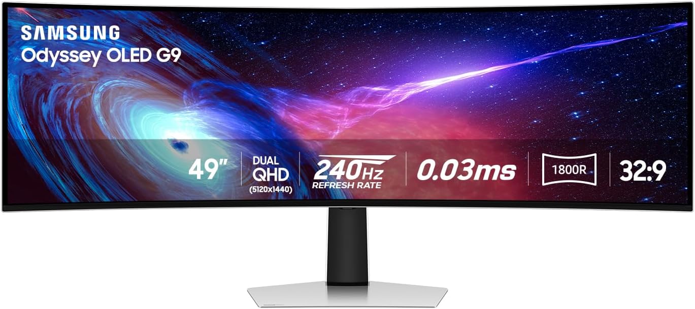 Samsung 49 inch Odyssey OLED G9 Gaming Monitor (LS49CG954SNXZA ...