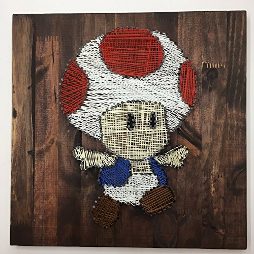 Amazon.com: Toad Mario Gaming Minimalist String Art : Handmade Products