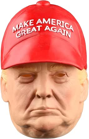 Amazon.com: KESOCORAY Breathable Realistic Donald Trump Latex Mask ...