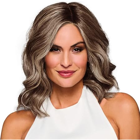 Amazon.com : Raquel Welch Bella Vida Wavy Layered Wig, 100% Hand Tied ...