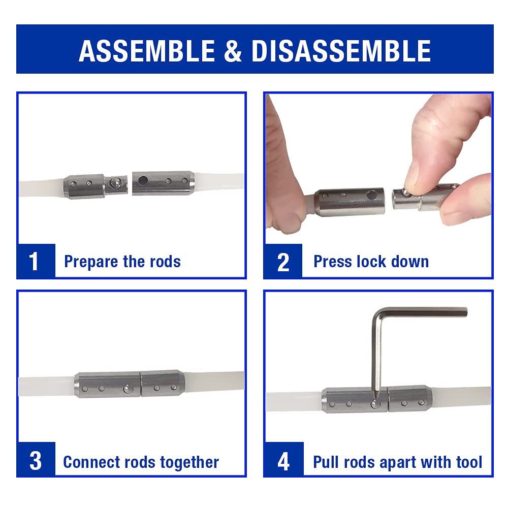 Eastman 60768 Lint Wizard Large Duct Dryer Vent Cleaning Kit