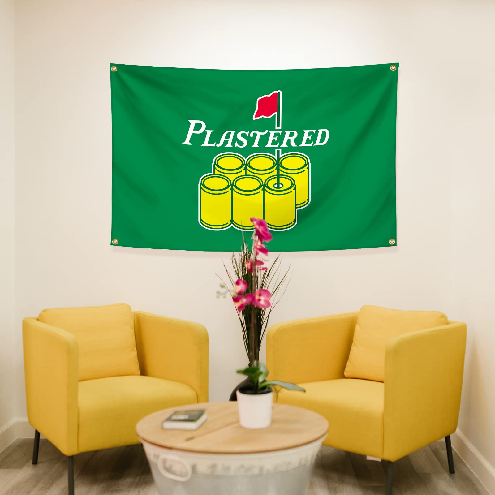 Snapklik.com : Plastered Flag 3x5 Feet Banner Funny Flags For Room