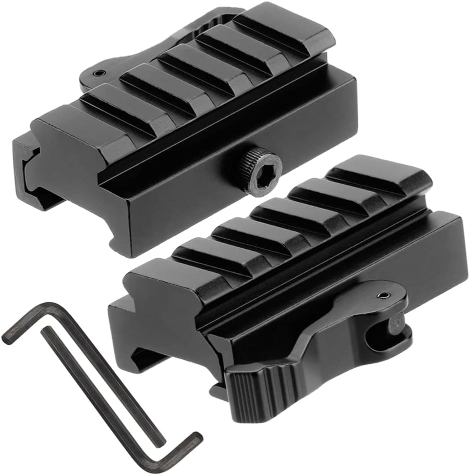 Amazon.com: SkySmile Picatinny Rail Mount, 5 Slots Picatinny Weaver ...