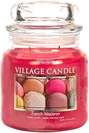 Amazon.com: Village Candle French Macaron, Medium Glass Apothecary Jar ...