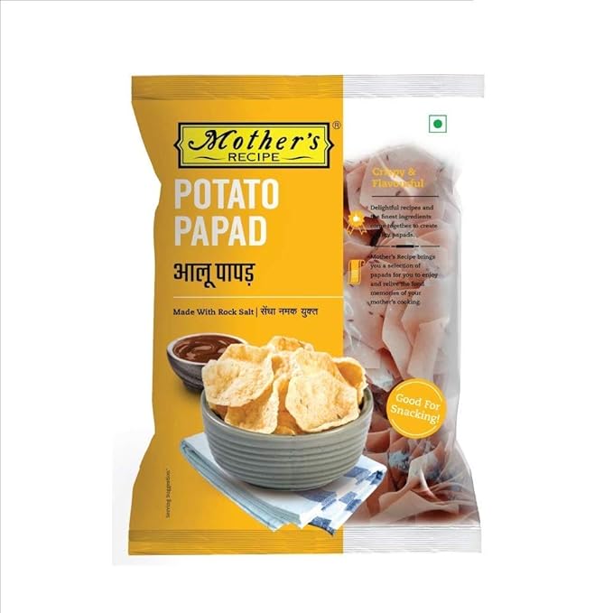 Mother's Recipe Potato Chip Papad Pouch, 70 Gm : Amazon.in: Grocery ...
