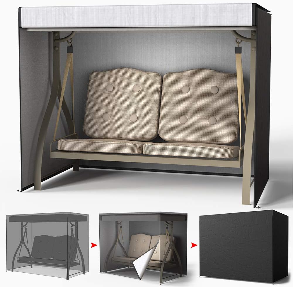 Swing Cover 2 Seaters Waterproof Windproof Heavy Duty Rip Proof 420D ...