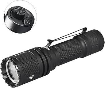 ACEBEAM Defender P16 Tactical Flashlight Tail-Dual Switch 1800 Lumens ...