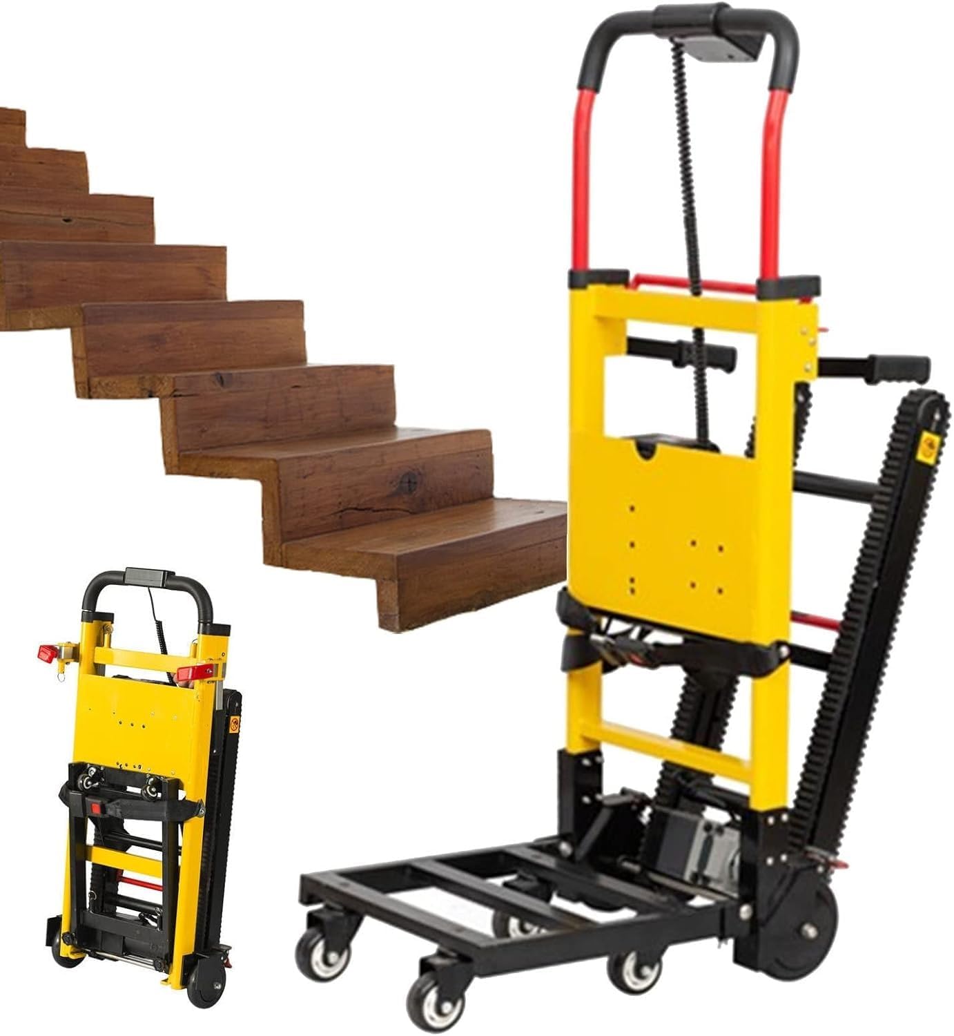 Amazon.com: RAYACO Electric Folding Hand Stair Climbing Trolley, 120 W ...