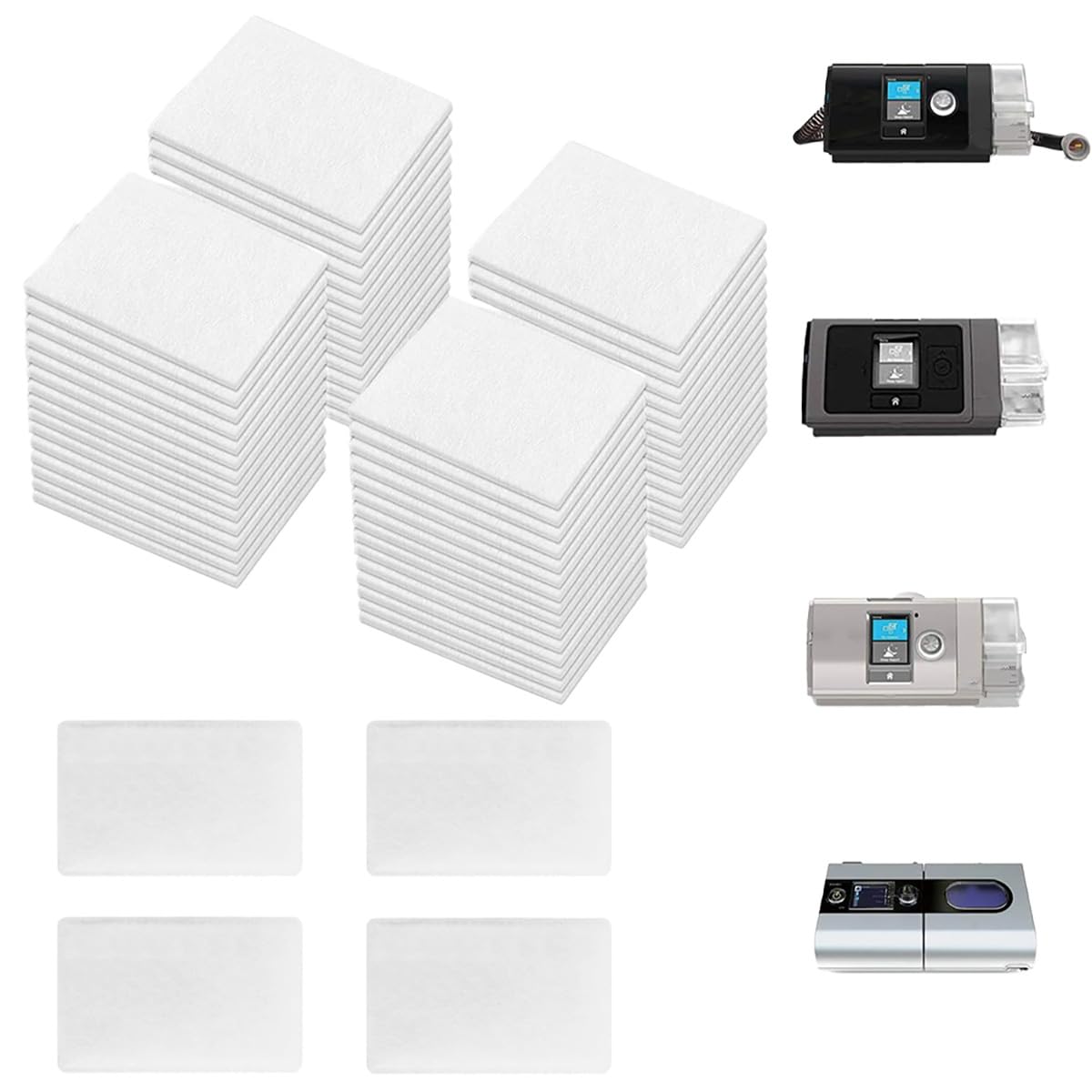 Amazon.com: 20 PCS Disposable Replacement Filters for CPAP, Premium ...