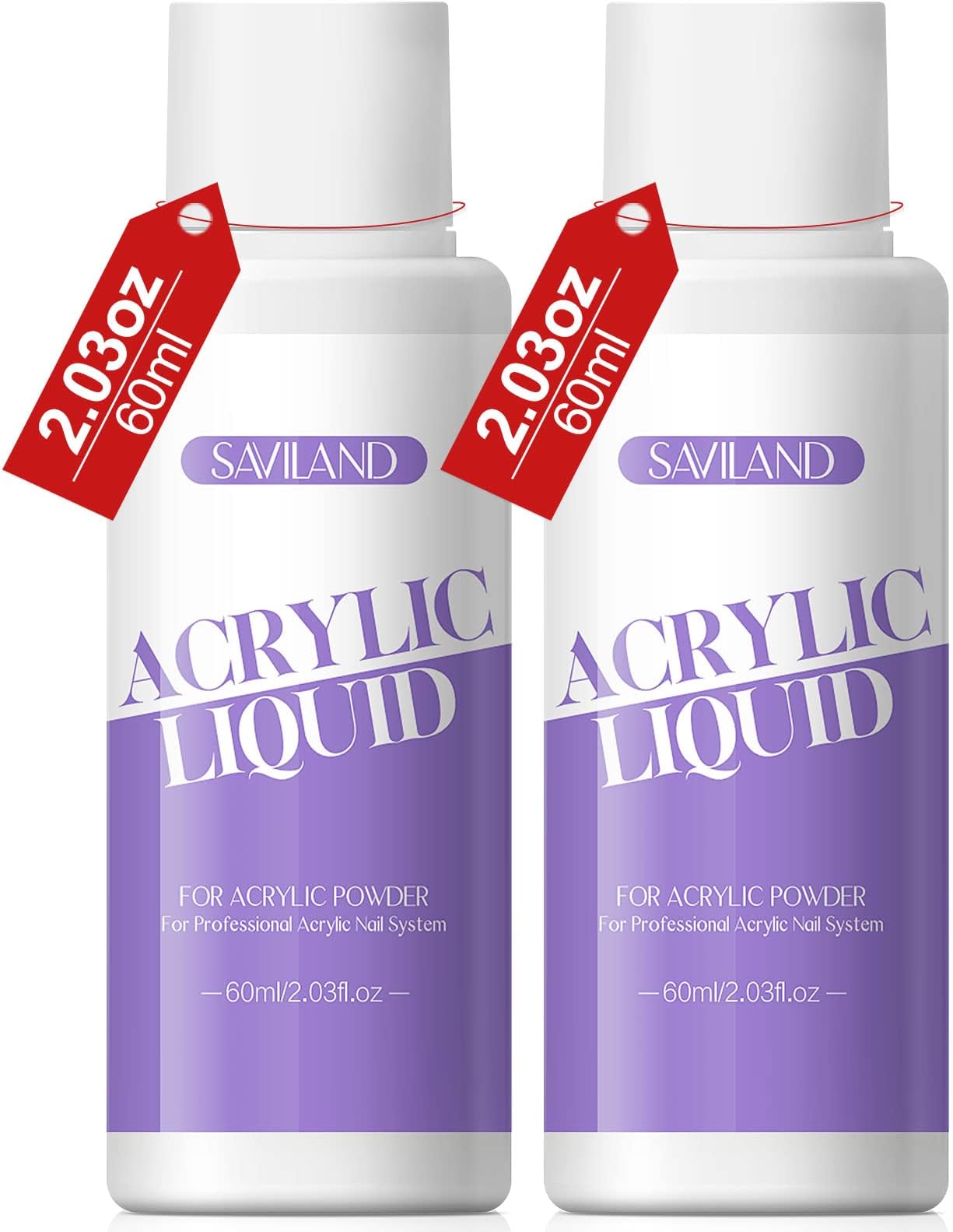 Amazon.com: Saviland Monomer Acrylic Nail Liquid – 8.11fl.oz Acrylic ...