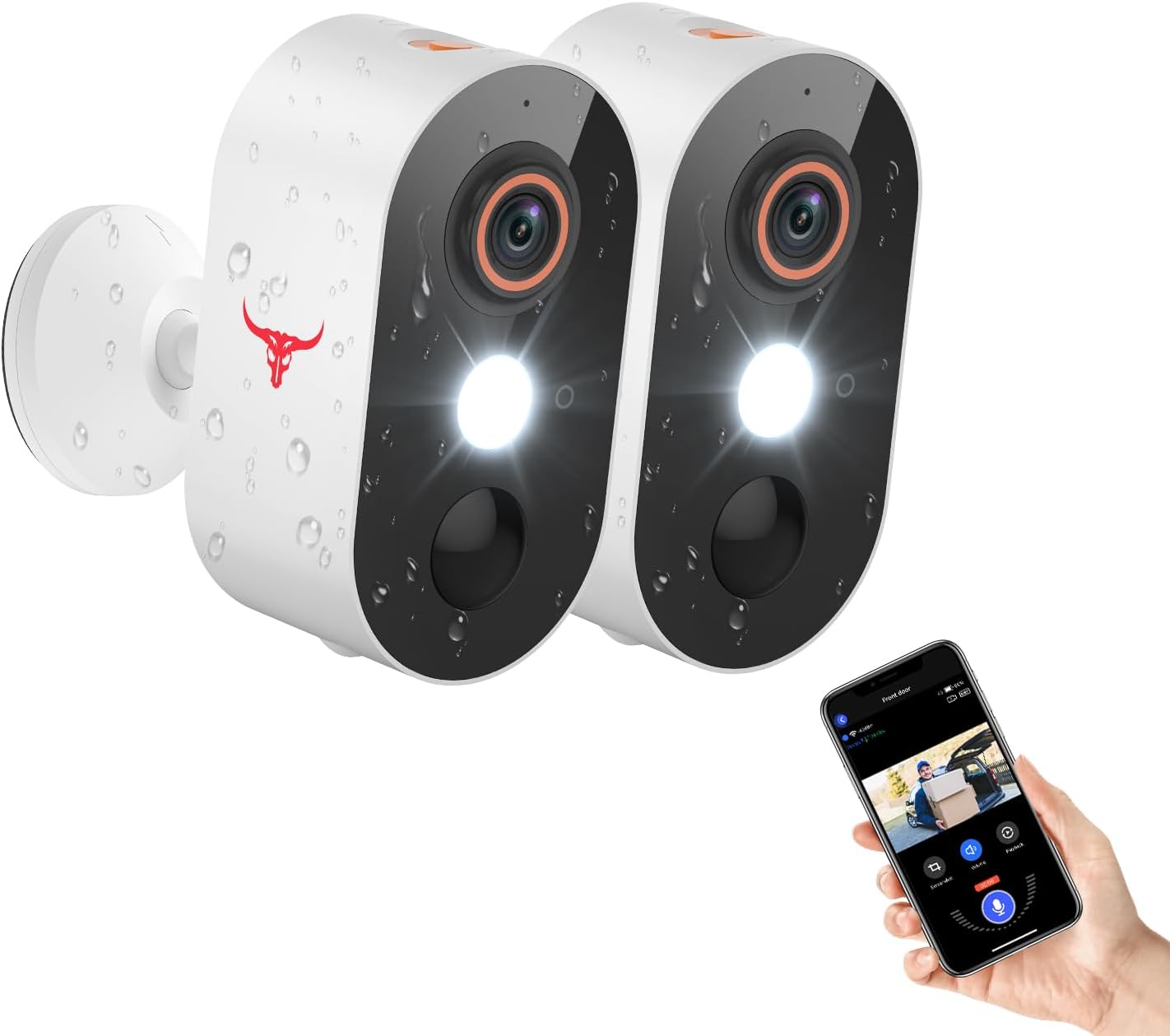 Amazon.com : Novaquill Security Cameras Wireless Outdoor, 1080P Battery ...