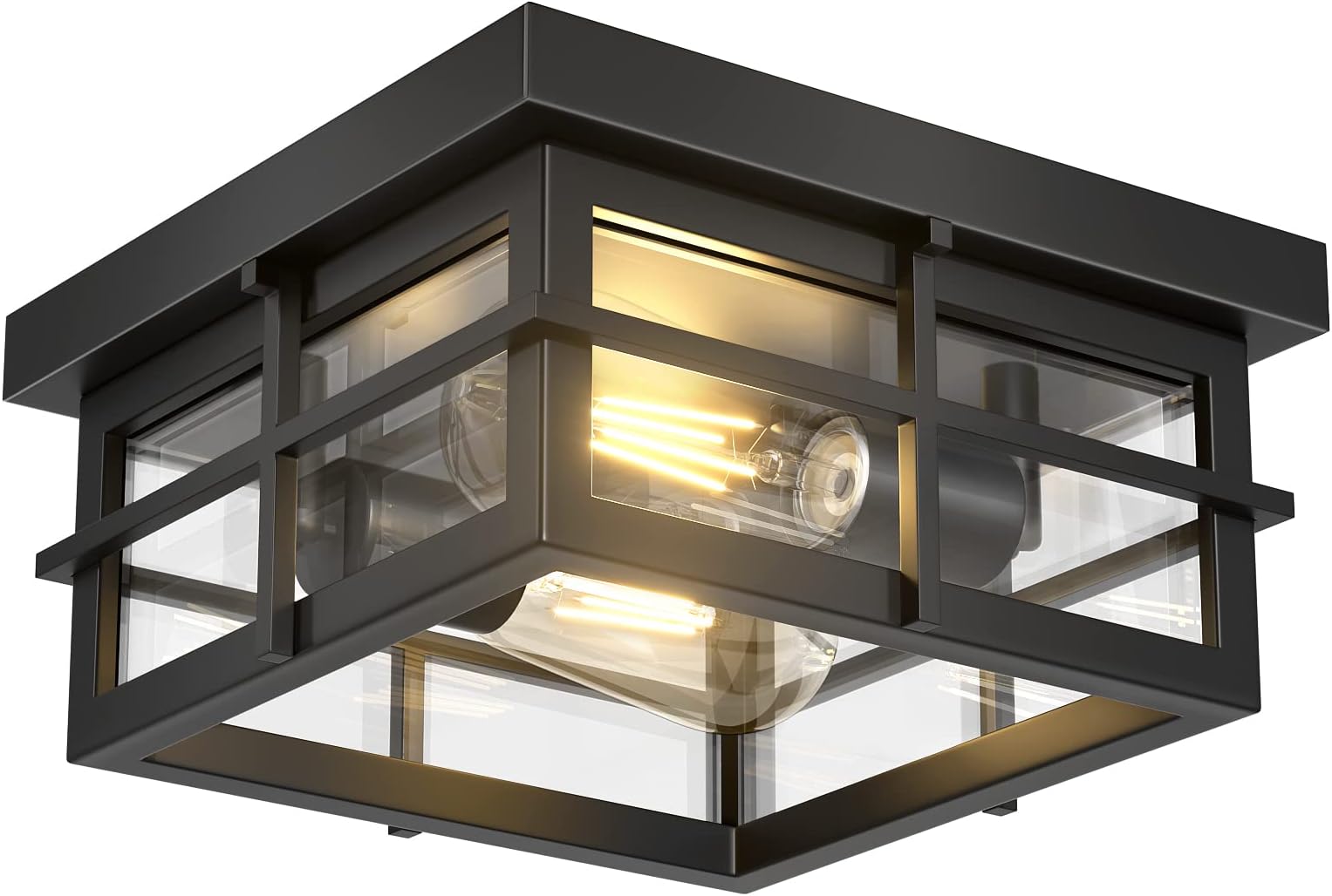 Sea Gull Lighting 8869-44 Sebring One-Light Outdoor Flush Mount Ceiling ...