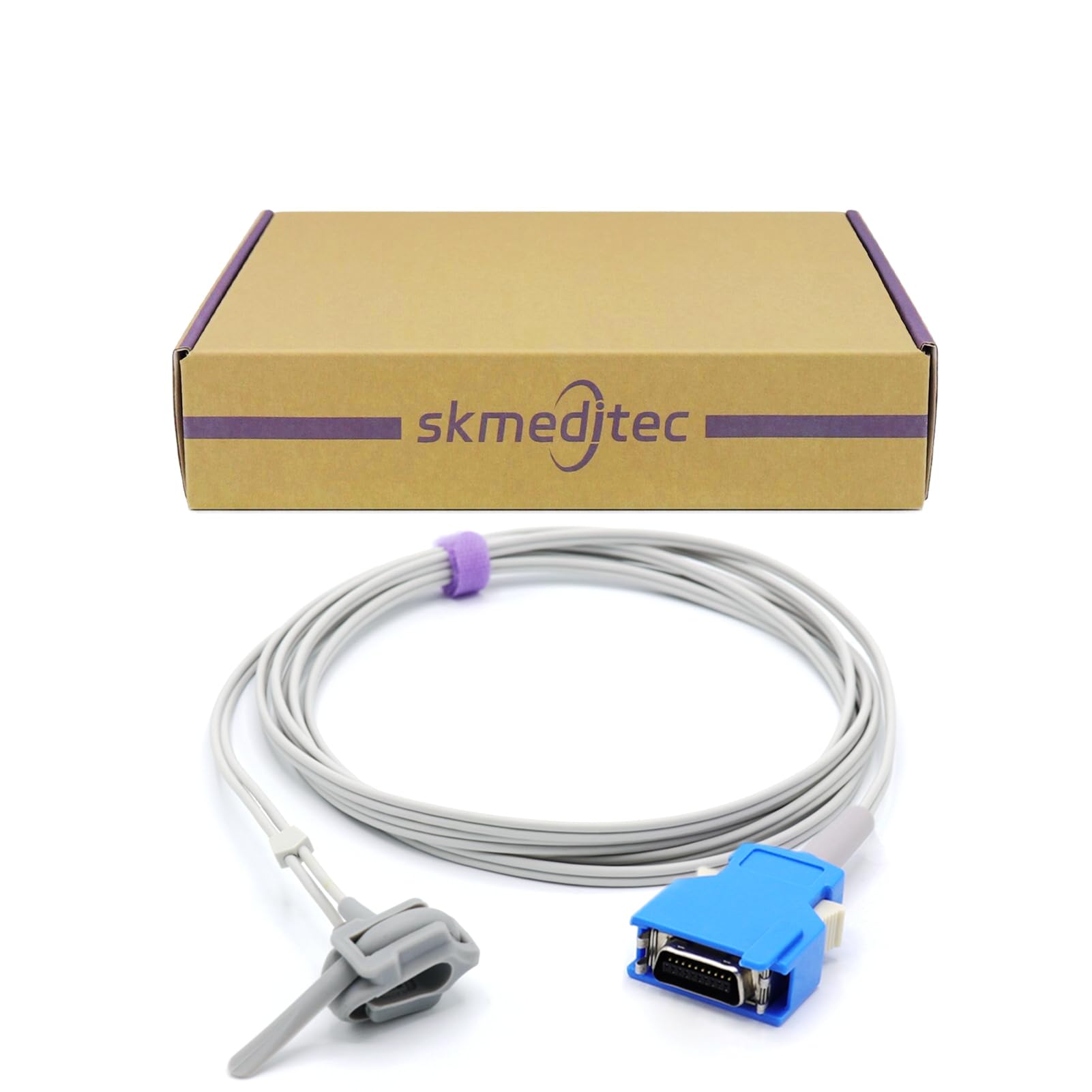 Buy skmeditec SpO2 Sensor 9.8FT Cable Compatible with Nihon Kohden ...