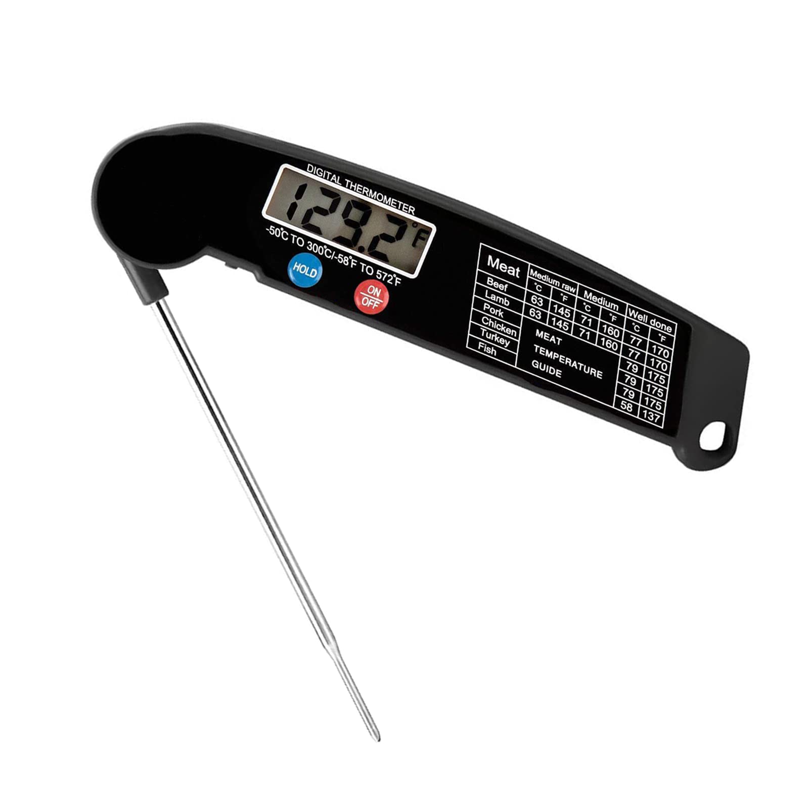 Meat Probe Thermometer, Digital Thermometer Cooking Food Thermometer ...
