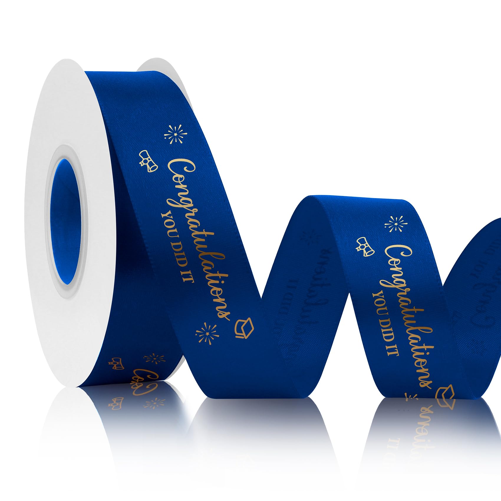 Amazon.com: Graduation Ribbon Class of 2024 for Flower Bouquet Blue ...