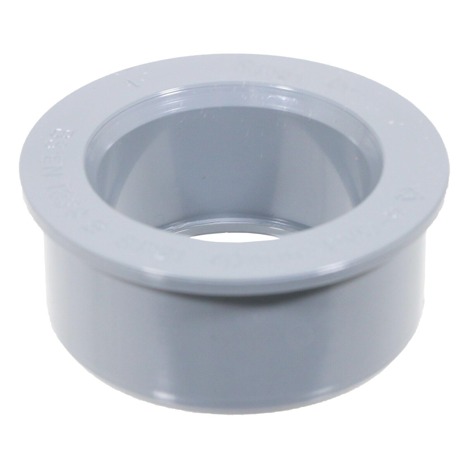 SPARES2GO 40mm Boss Adaptor Solvent Weld Soil Stack Waste Pipe Reducer ...