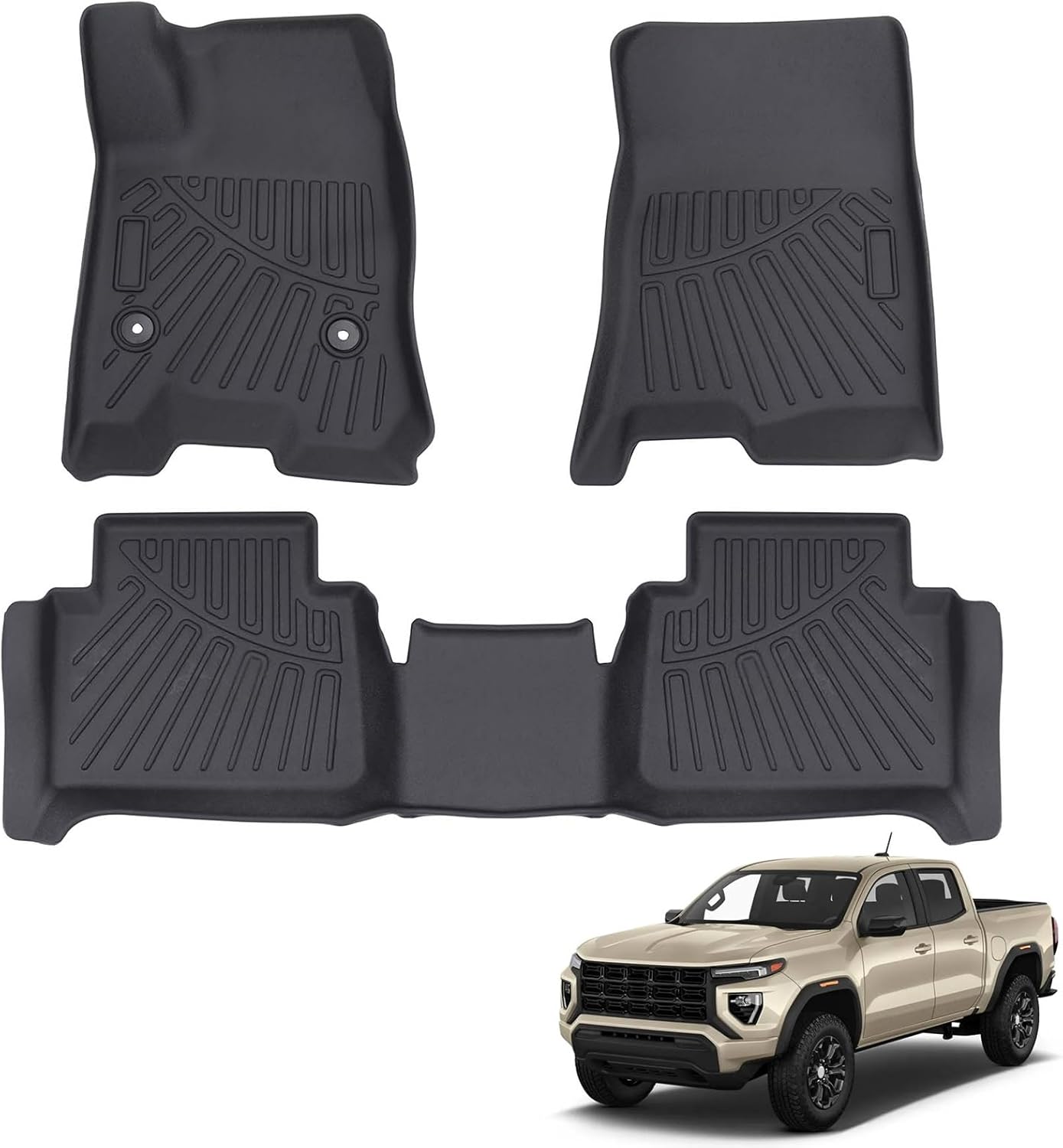 Amazon.com: FSHero Riding Floor Mats Fit for Colorado Crew Cab Canyon ...