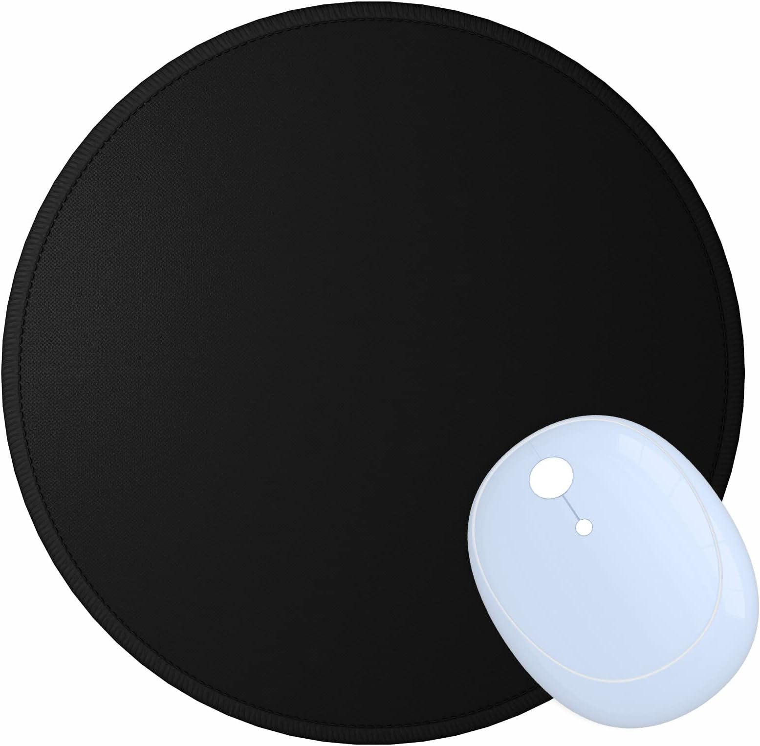 Amazon.com : Gimnor 3 Pack Round Mouse Pads with Stitched Edges, Single ...