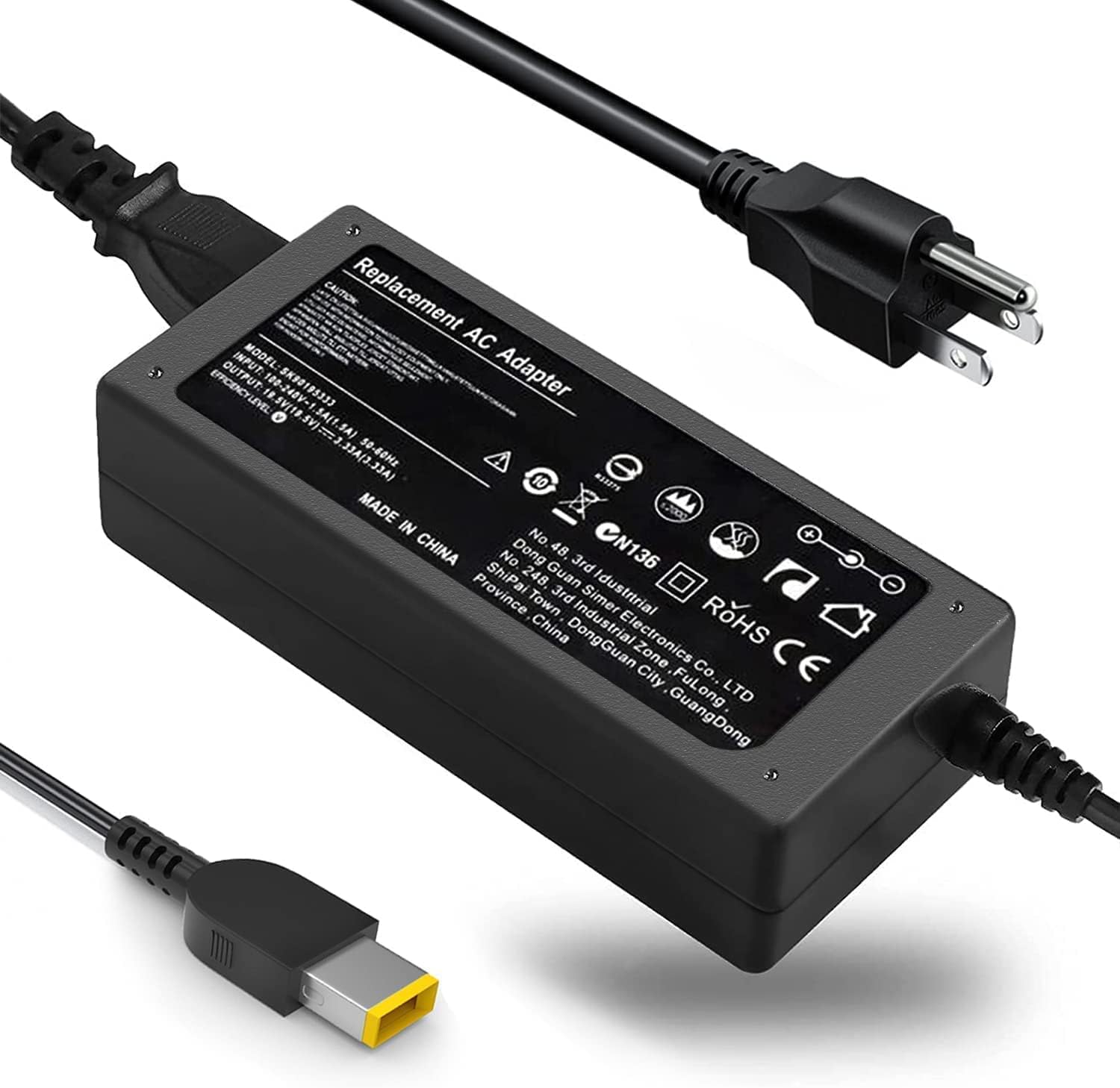 Amazon.com: 65W Lenovo Laptop Charger for Lenovo Thinkpad T460 T470 ...