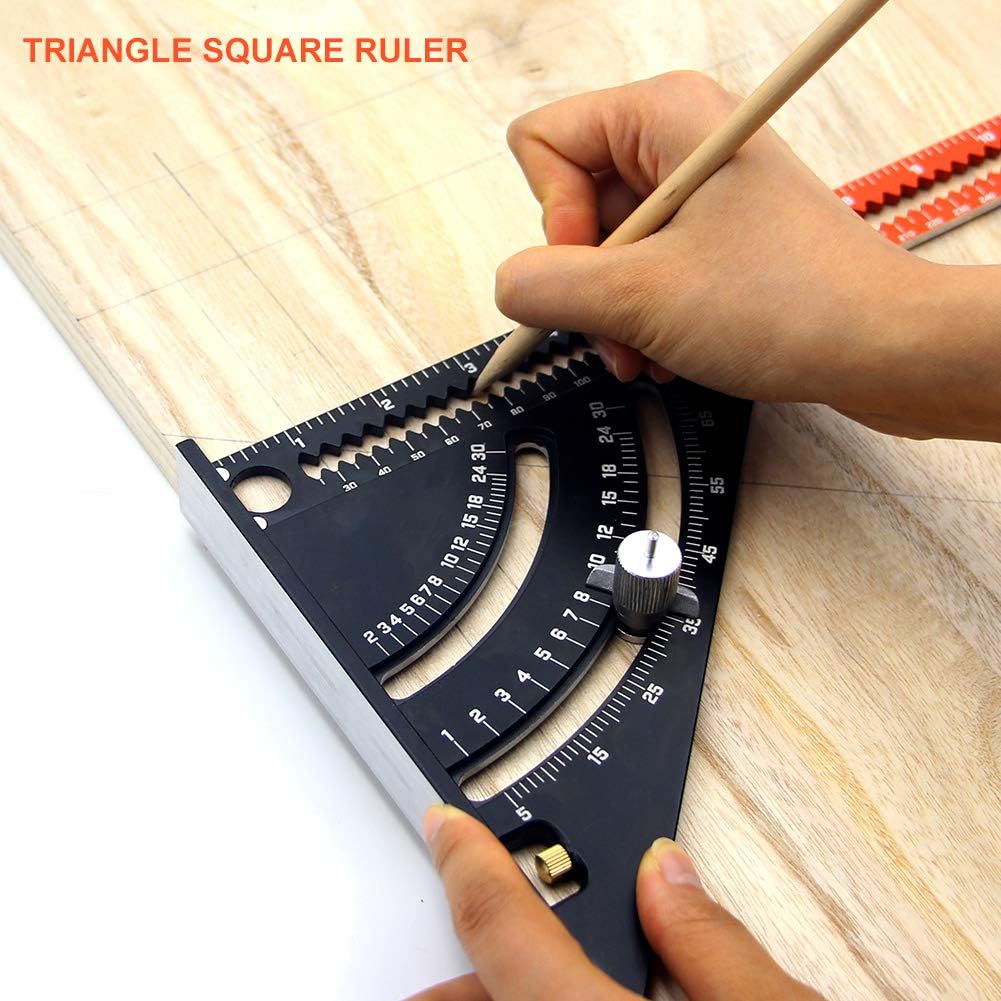 MAYOKIAAR Folding triangle square ruler,Layout Tool,Adjustable ...