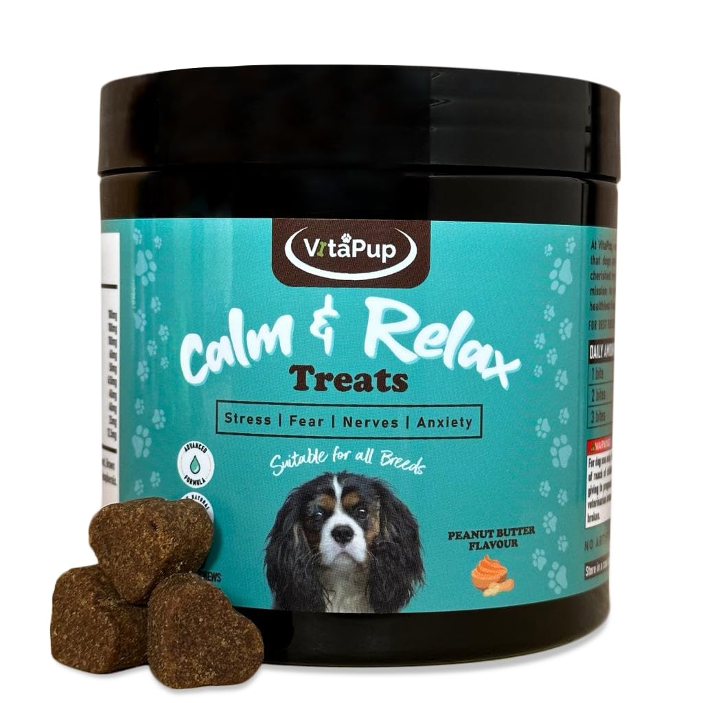 VitaPup® Calm & Relax Treats for Dogs - Stress, Anxiety, Separation ...