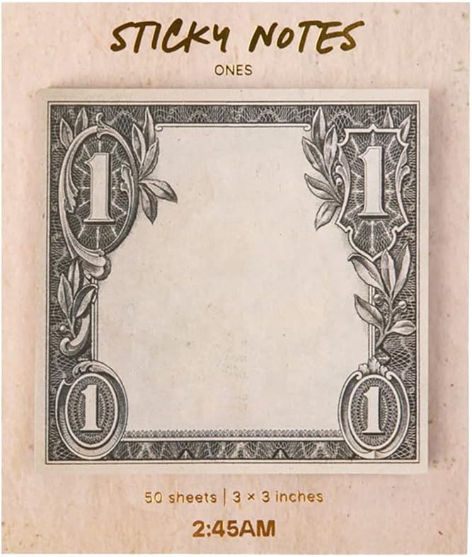 Amazon.com : Kaleidadope (2:45AM) Ones Sticky Notes, 3x3, 50 Sheets/pad ...