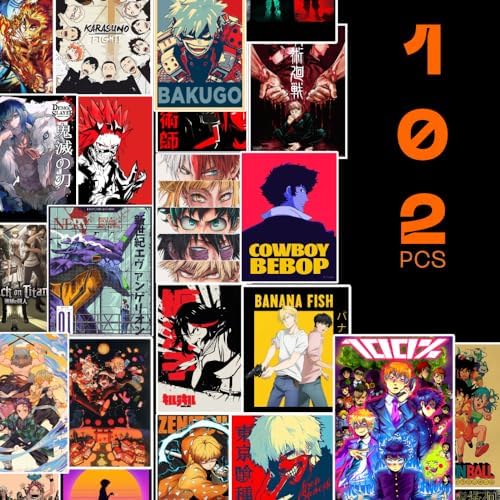 Amazon.com: Mega Anime Sticker Set for Teens - Bundle with 900+ Anime ...