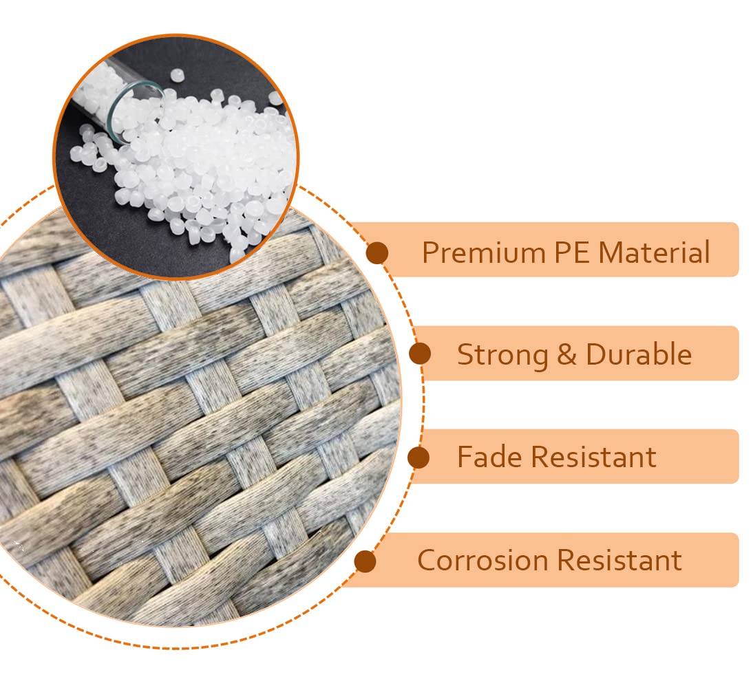 Snapklik.com : Lahpivieh 120 Ft Wicker Repair Kit, Plastic Wicker ...