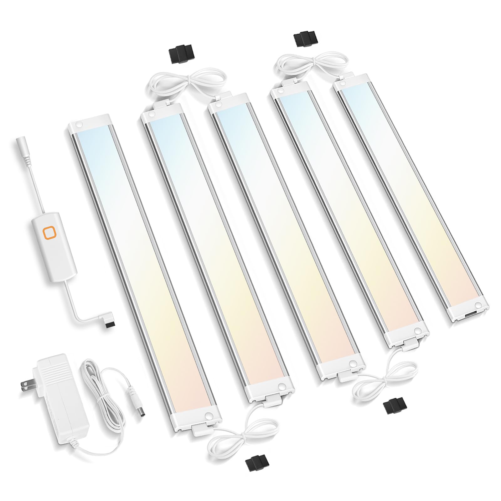 Snapklik.com : LED Under Cabinet Lighting Kit 5 CCT, 9W, 1500 Lumens ...