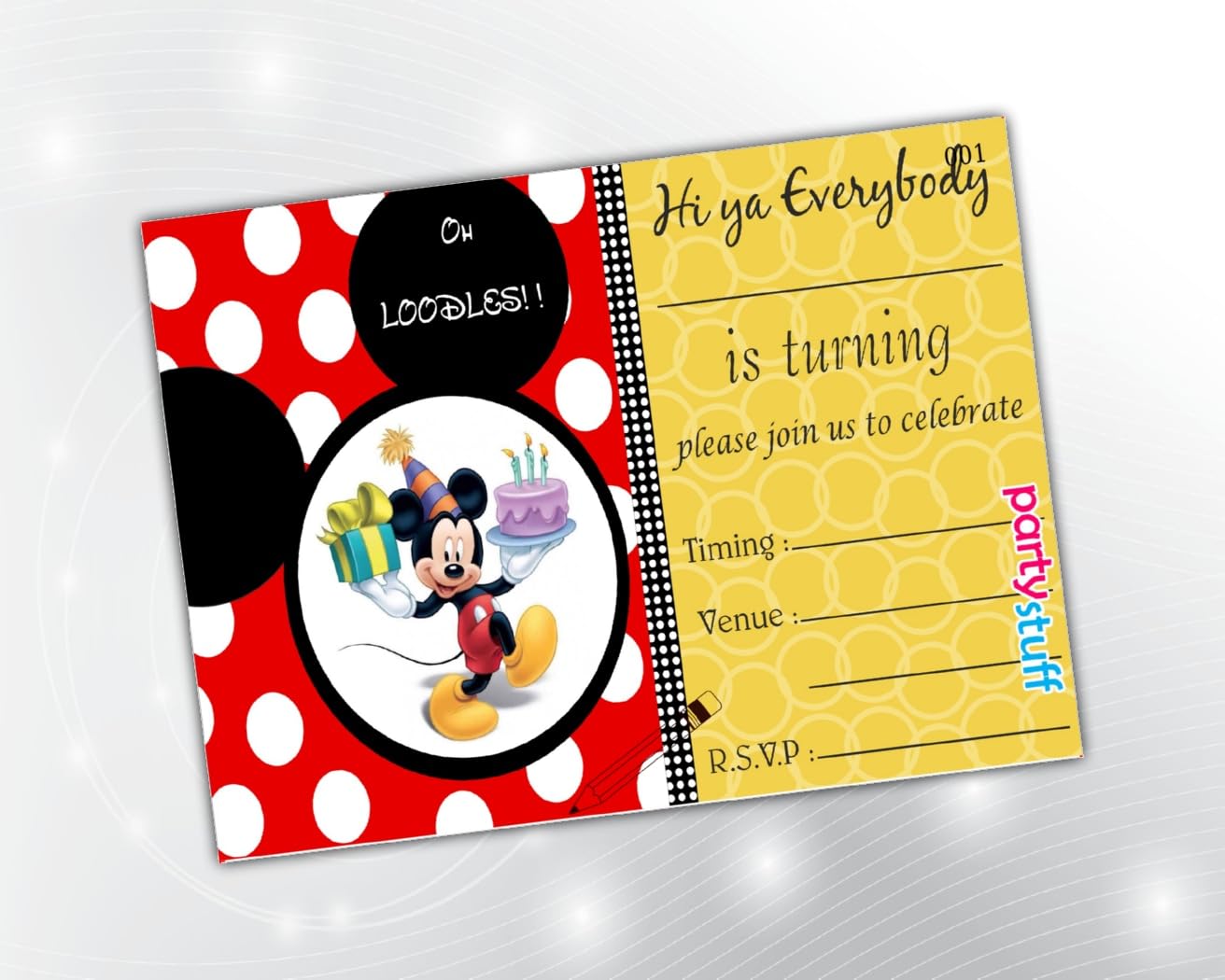 Mickey Mouse Invitation Wording Sample Mickey Mouse Invitation, What