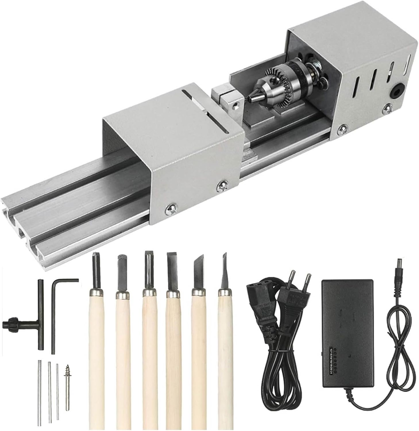 Amazon.com: Mini Lathe Tool 12V-24VDC 96W Mini Lathe Beads Polisher ...