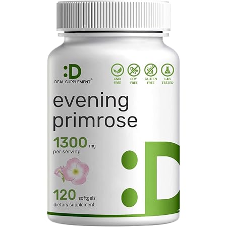 Amazon.com: NOW Supplements, Super Primrose 1300 mg with Naturally ...