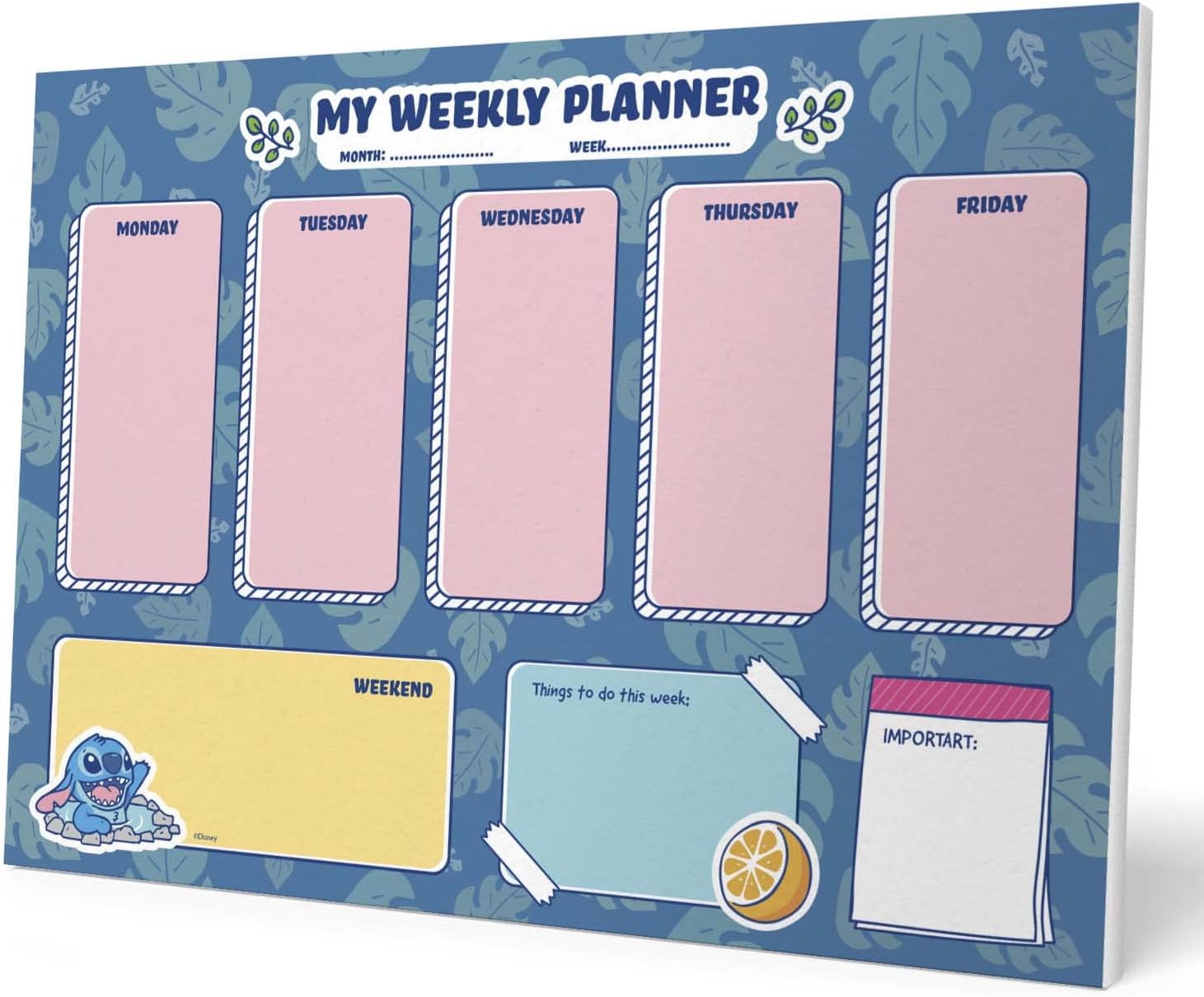 Grupo Erik: Planning da Tavolo A3 Weekly Planner, Planner settimanale ...