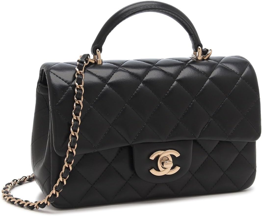 Amazon | [CHANEL] [シャネル] ショルダーバッグ ハンドバッグ マトラッセ CCロゴ ブラック レディース AS2431 B06660 94305 [並行輸入品 ...