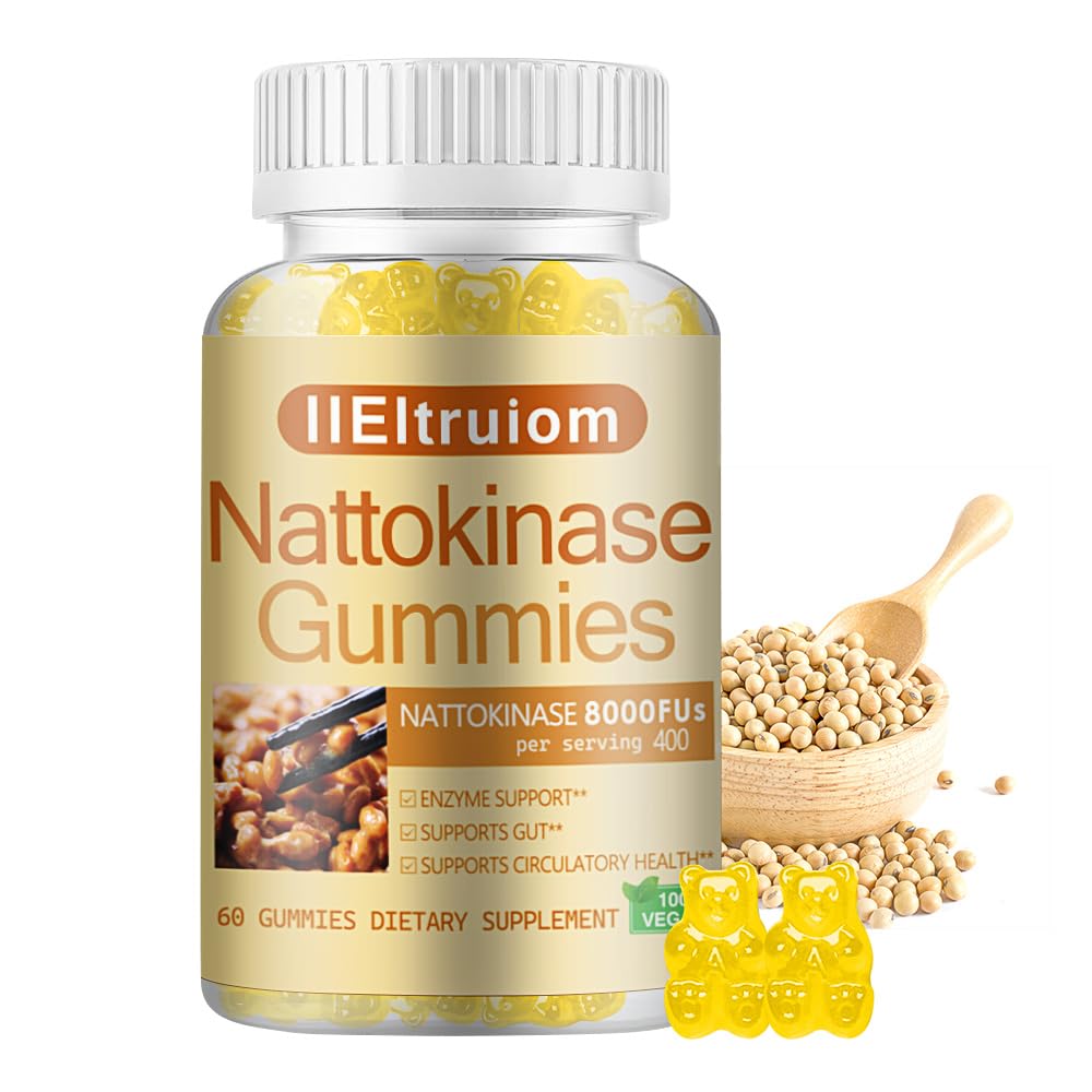 Amazon.com: IIEltruiom Nattokinase Supplement 8,000 FU（400mg） Per ...