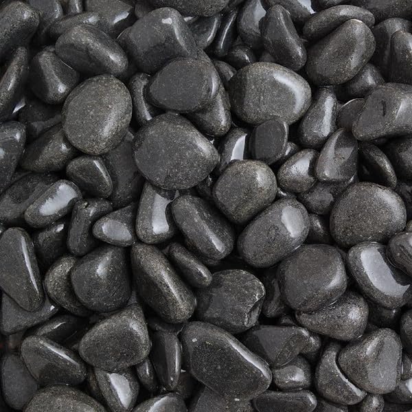 Charles Watson Ebony Pebbles 15-30mm Decorative Garden Stones Large ...