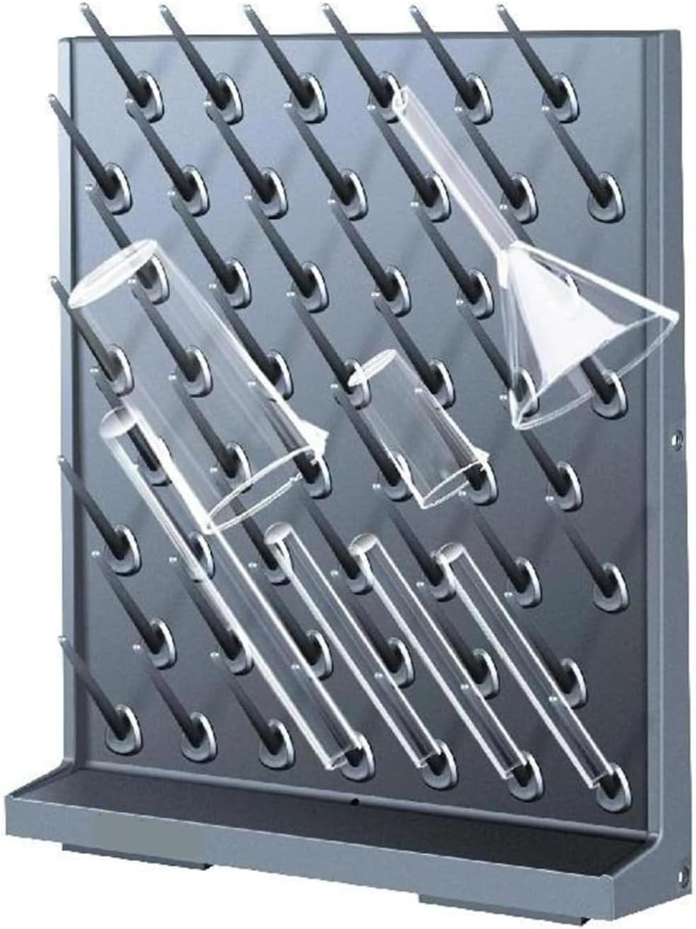 Amazon.com: HKFGSHOP 52 Rods Lab Drying Rack, Bench Top/Wall Mount ...