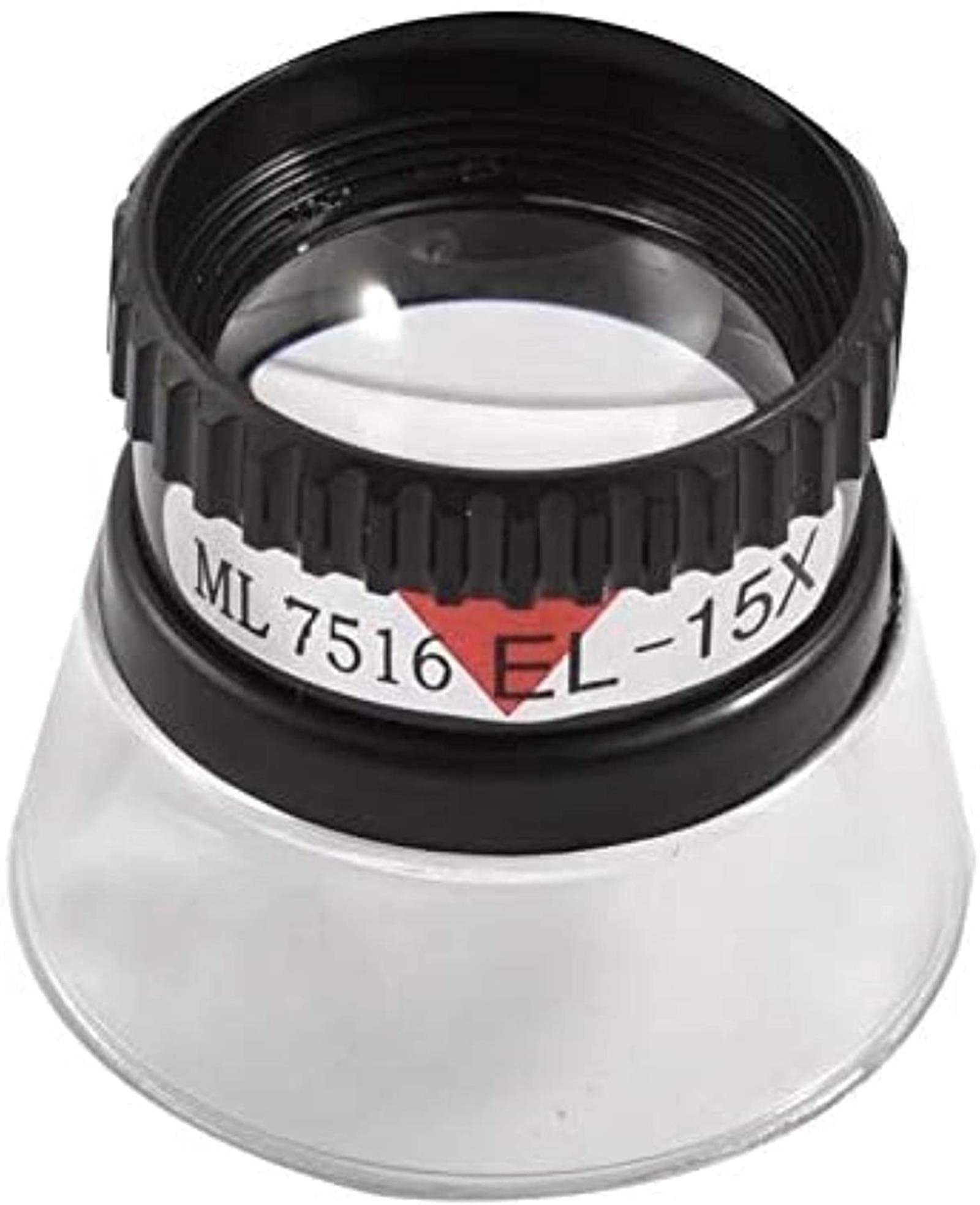 Amazon.com: Magnifying Glass,Stamp Collector Black Clear Plastic 15X ...