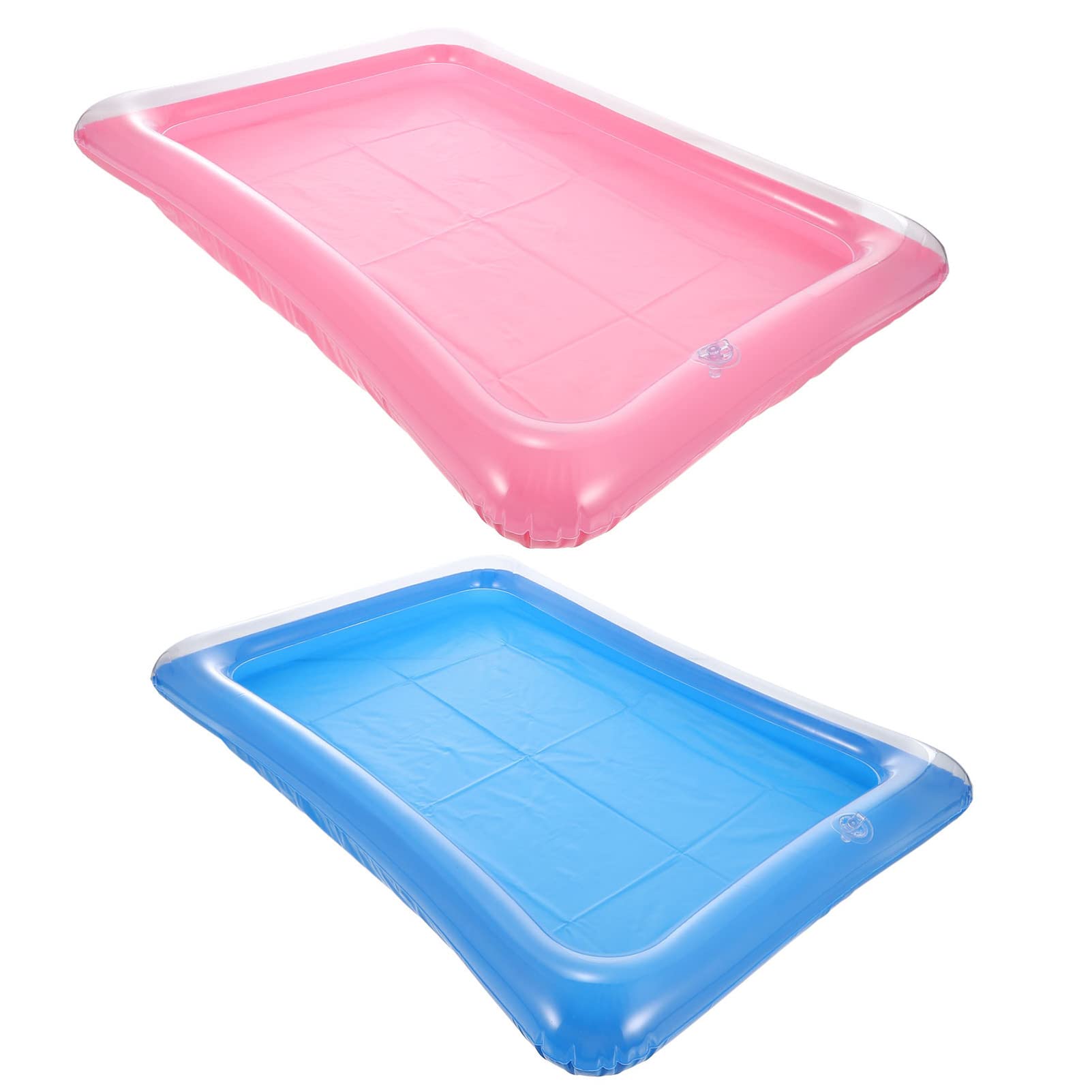 Amazon.com: Food Tray 2pcs Luau Inflatable Serving Bars Ice Buffet ...
