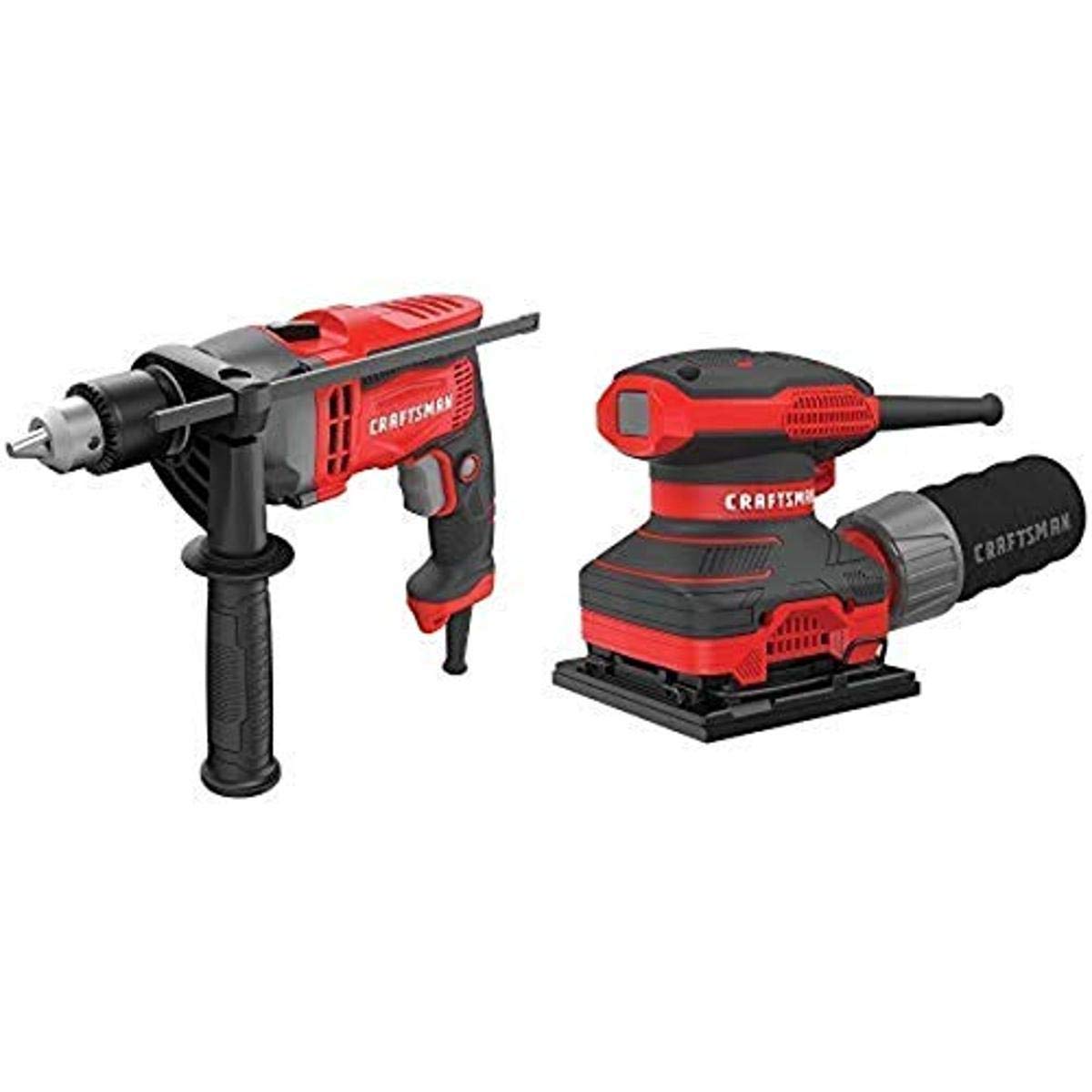 CRAFTSMAN Drill/Driver, 7-Amp, 1/2-Inch with Sander, 1/4-Inch Sheet ...