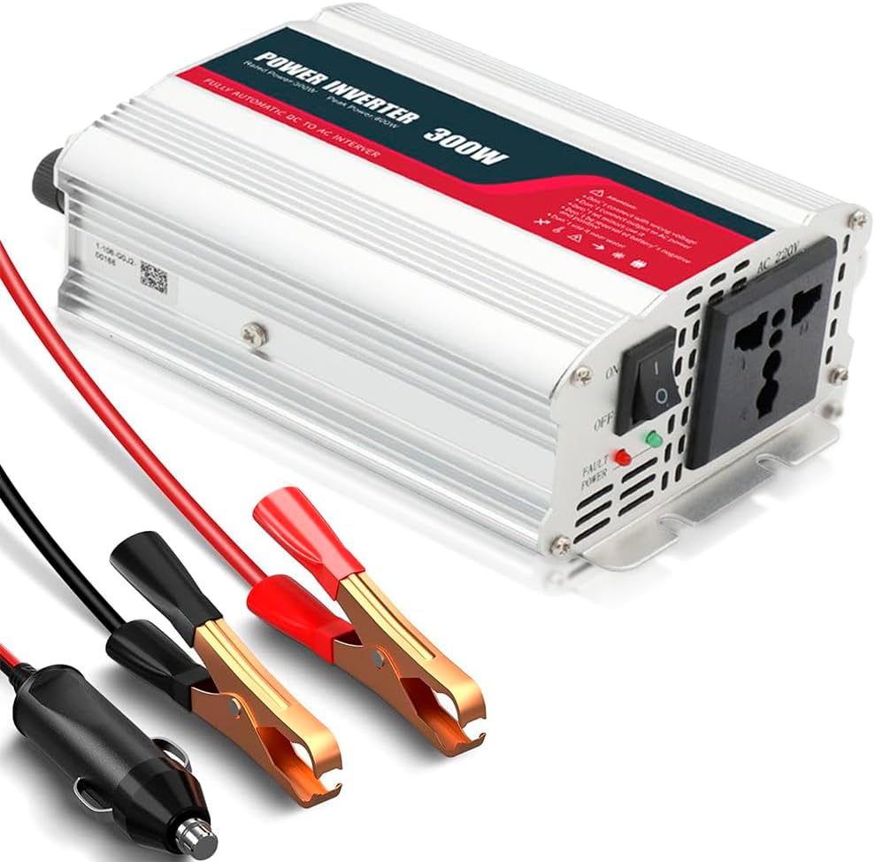 300W Car Power Inverter DC 12V to AC 240V UK Converter,Modified Sine ...