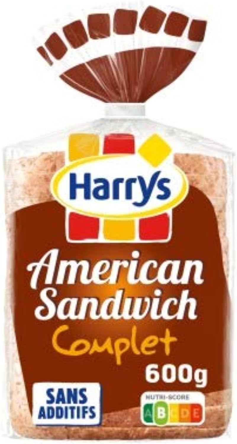 Harry's Pain de mie complet - Le sachet de 600g : Amazon.fr: Epicerie