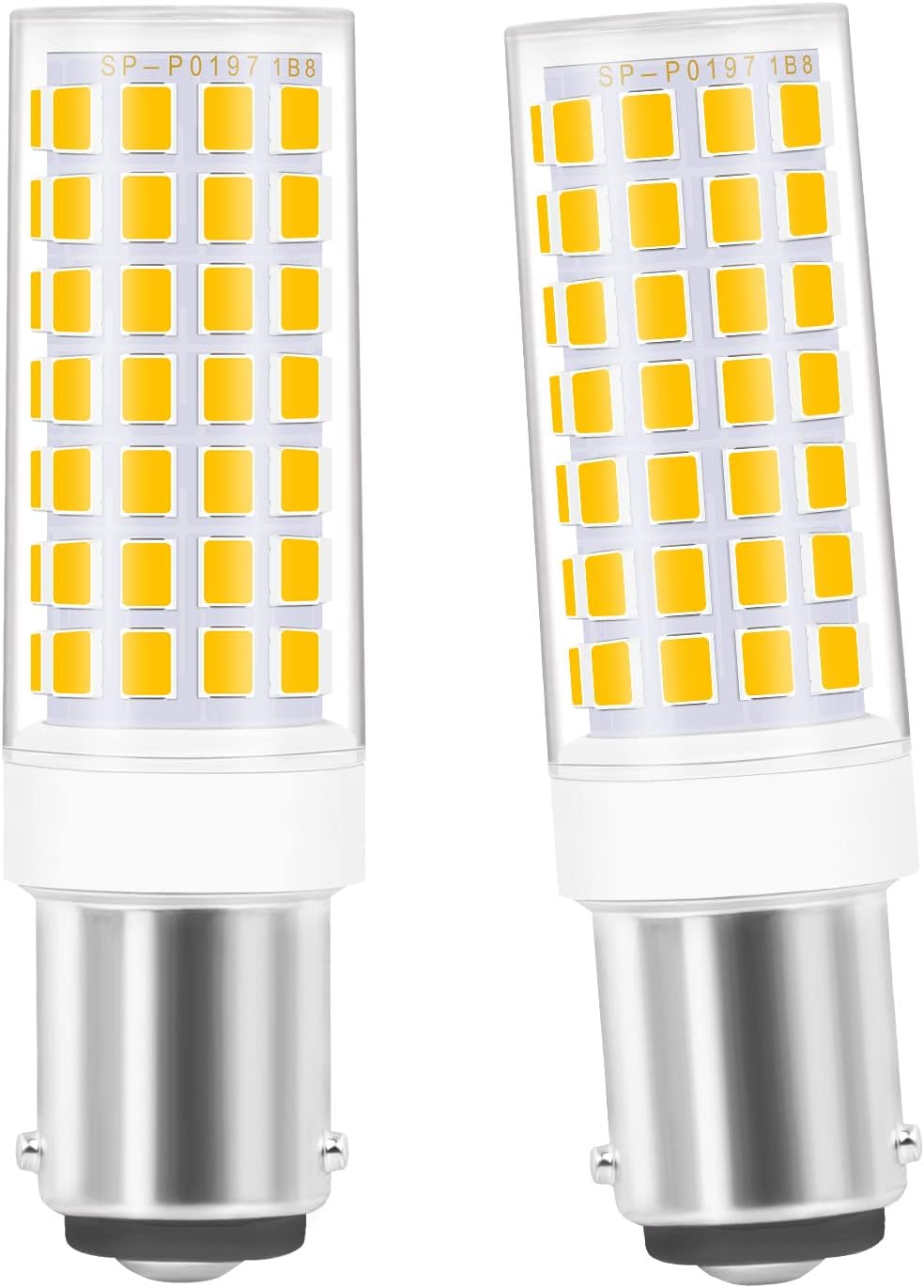 TRIJZHOU 2er Pack B15d LED Lampe Ersetzt 60W Glühbirne Warmweiß 5W ...