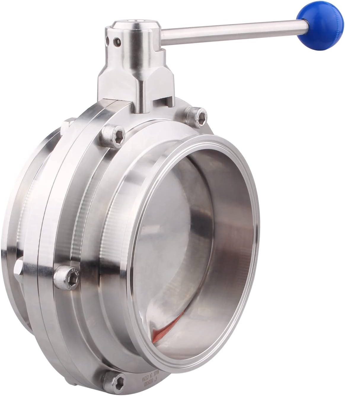 DERNORD Sanitary Butterfly Valve with Pull Handle Stainless Steel 304 ...