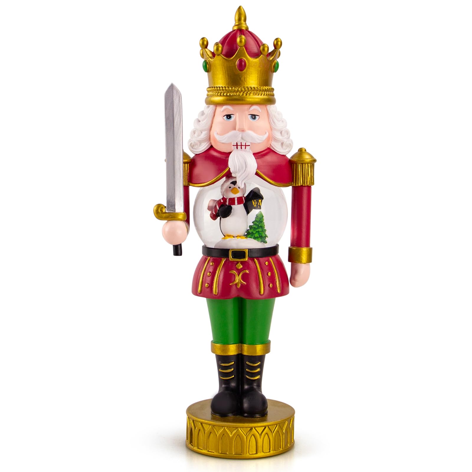 Amazon.com: YT3 Studio Christmas Nutcracker Ornaments with Snow Globe ...