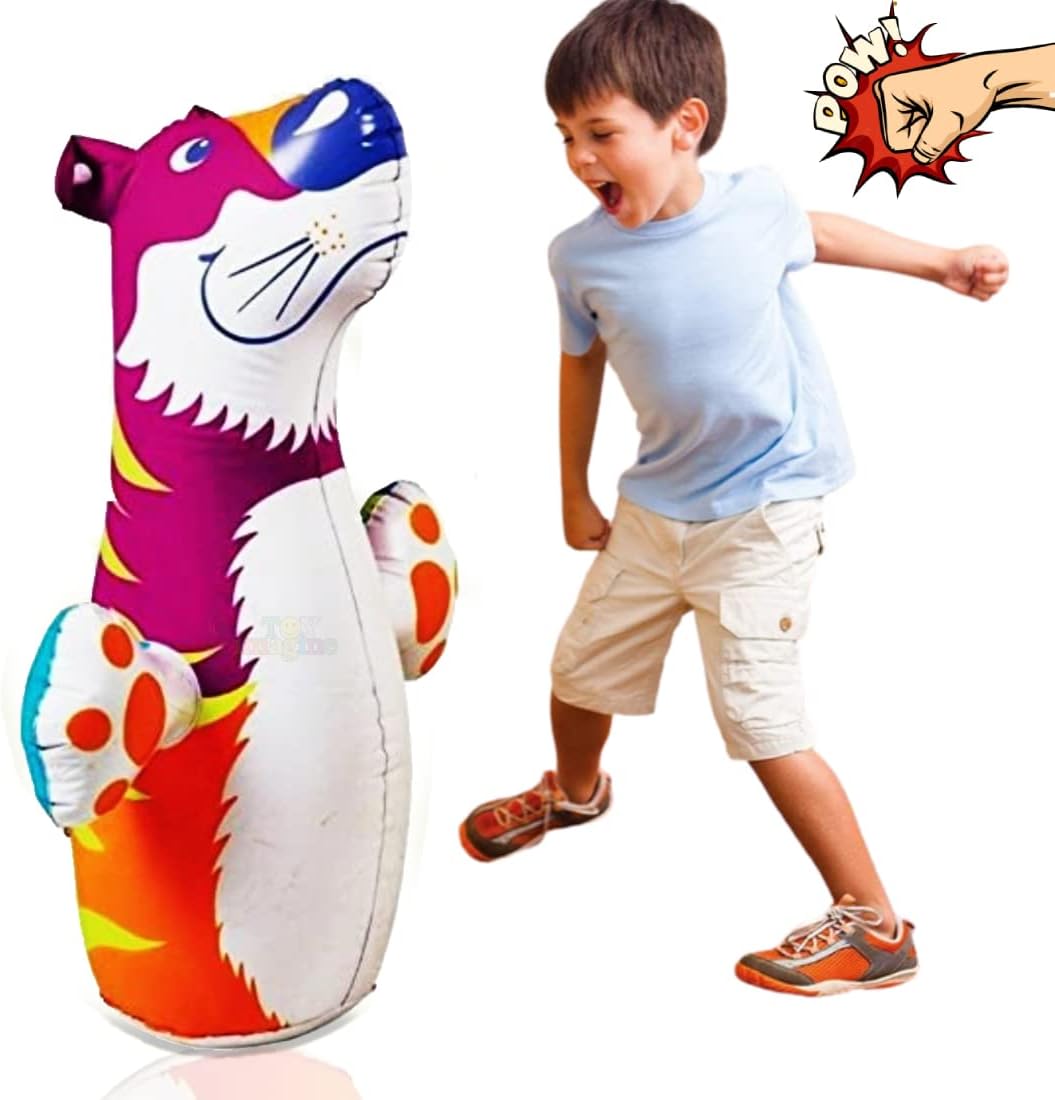Toy Imagine™ Tiger Hit Me Toy 3-D Inflatable Animal Toy | Water Base ...