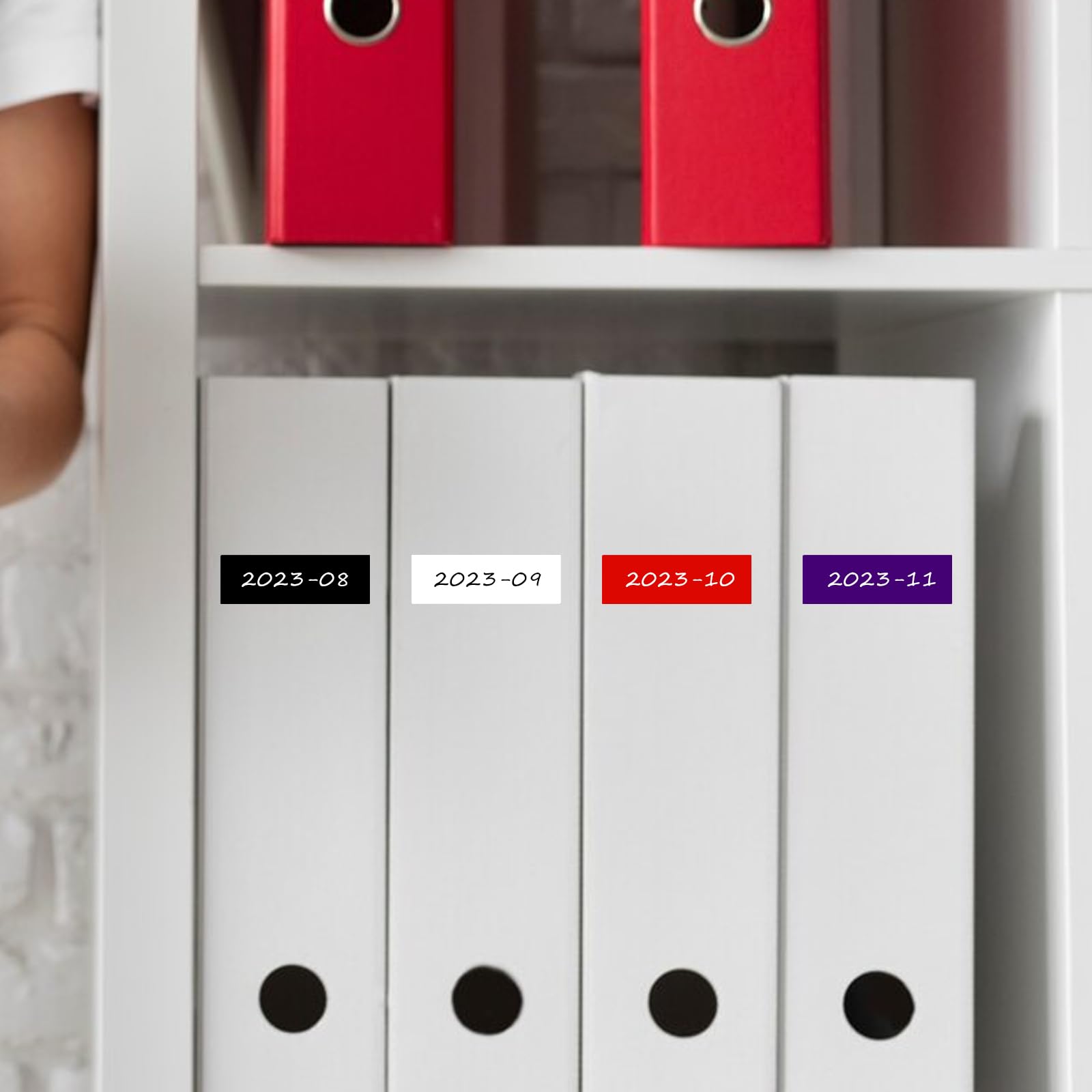 Snapklik.com : 10 Color Rectangle Labels, 3 X 1 Inch, 160 Pieces ...